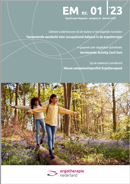 Ergotherapie Magazine 2023 | 01 - Ledenportaal - Ergotherapie